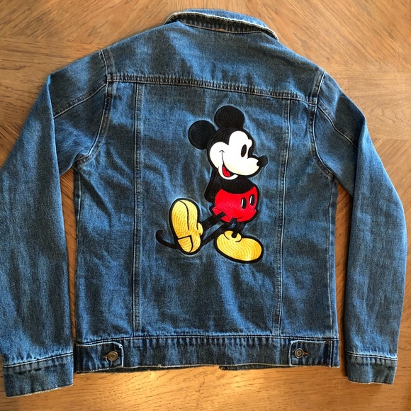 Disney | Jackets & Coats | Mickey Mouse Denim Jacket | Poshmark
